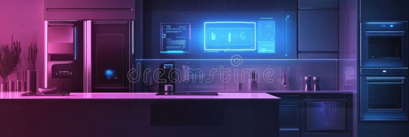 The Kitchen Showcases Advanced Smart Appliances Integrated into a Chic ...