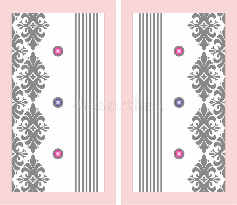 Kitchen Shutter Glass Design Vector CDR Stock Vector - Illustration of ...