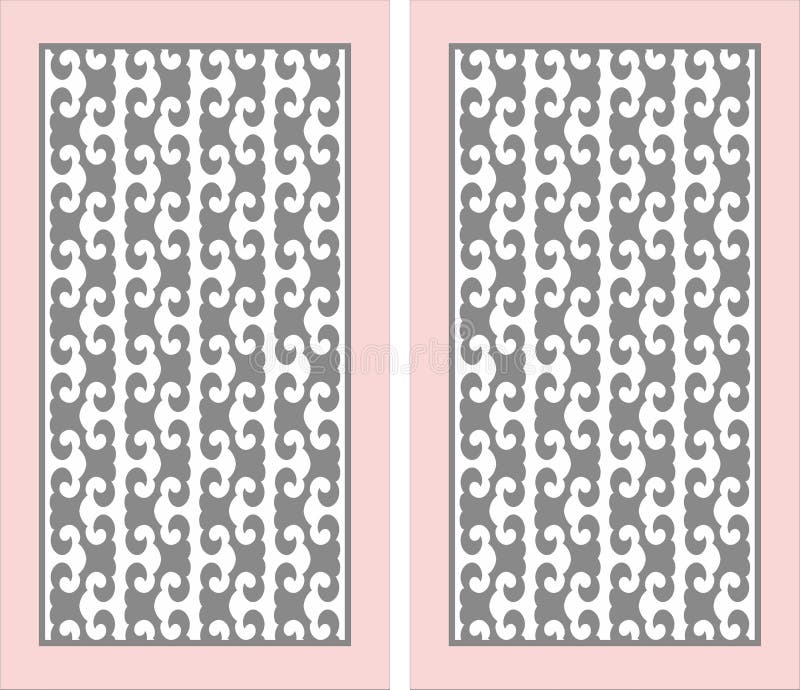 Kitchen Shutter Glass Design Vector CDR Stock Vector - Illustration of ...