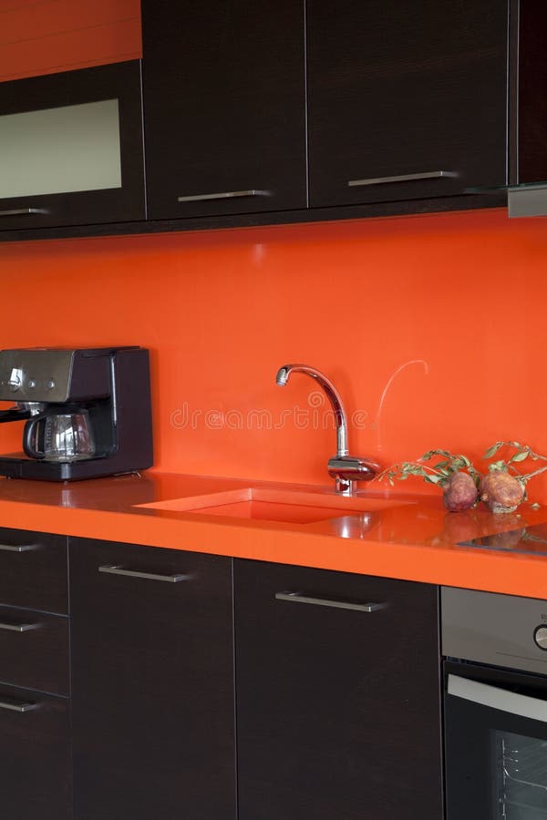 Kitchen sink stock image. Image of counter, house, kitchen - 13960781