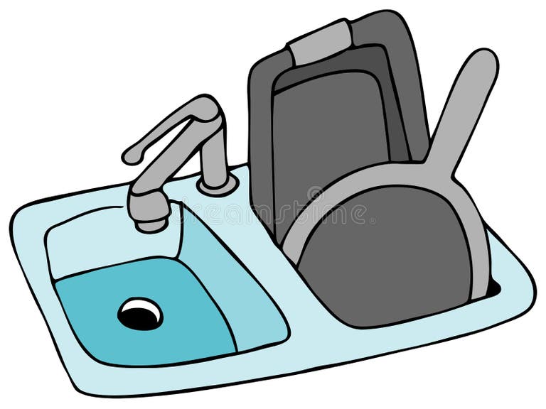Cartoon Dirty Dishes Stock Illustrations – 690 Cartoon Dirty Dishes ...