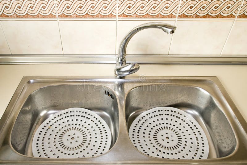 Kitchen sink stock image. Image of cupboards, sanitary - 3213547