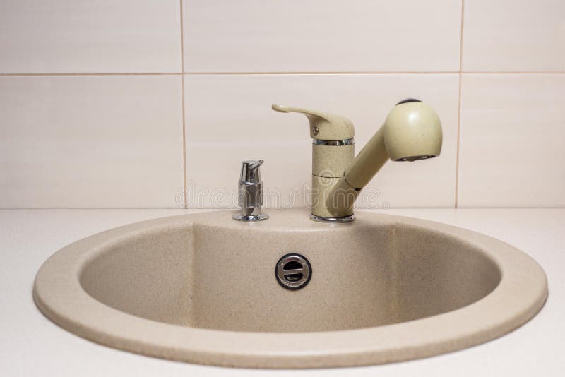 Kitchen sink stock image. Image of washbasin, double - 51026503