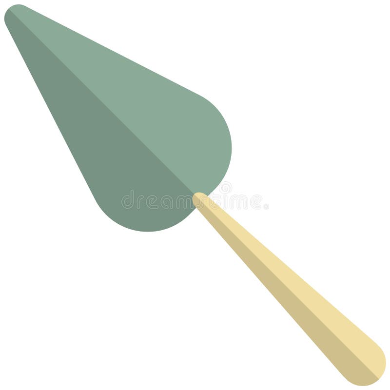 Spatula Cake Kitchenware Isolated Cartoon Vector Illustration in Flat ...