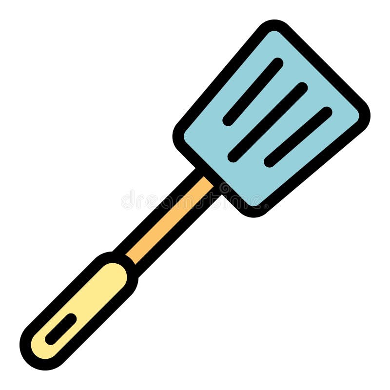 Kitchen Spatula Icon Vector Flat Stock Vector - Illustration of stamp ...