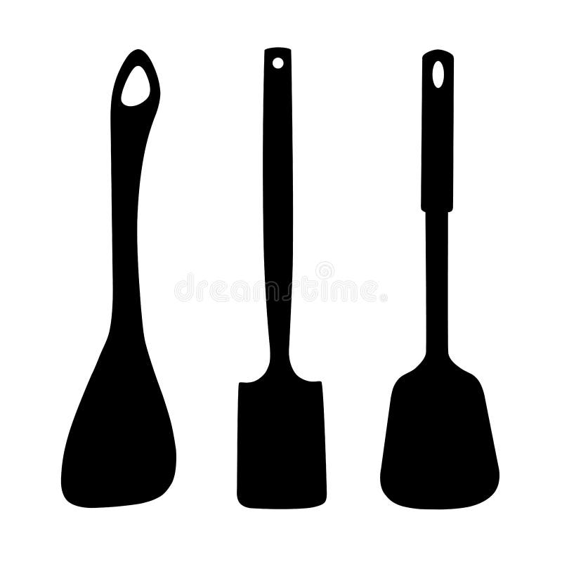 Kitchen Spatula Logo in Vector.Kitchen Spatula Vector Illustration Top ...