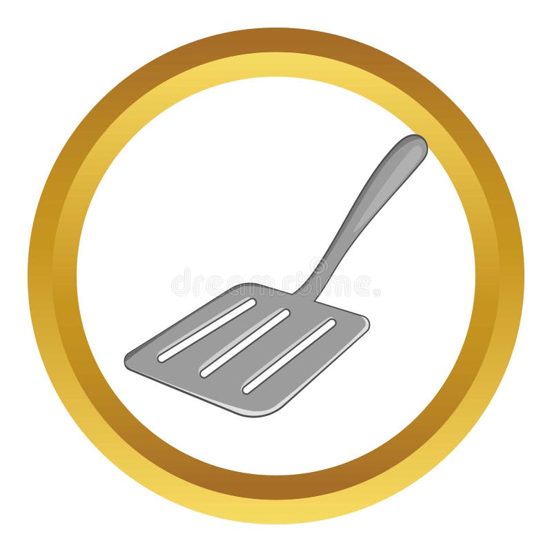Spatula vector icon stock vector. Illustration of builder - 81138757