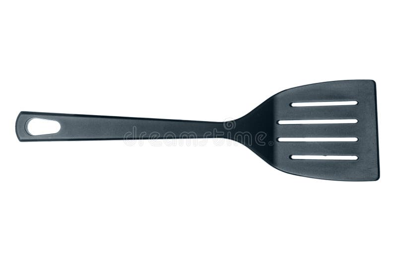 Kitchen Spatula on White Background Stock Illustration - Illustration ...