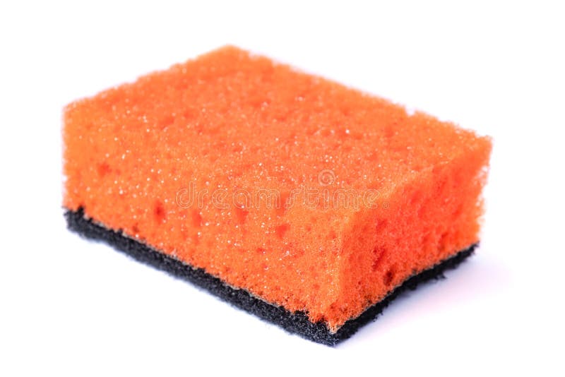 Kitchen Sponge Asolated White Background Stock Photos - Free & Royalty ...