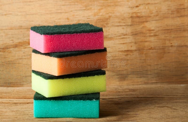 Kitchen sponge close up stock image. Image of domestic - 83764919