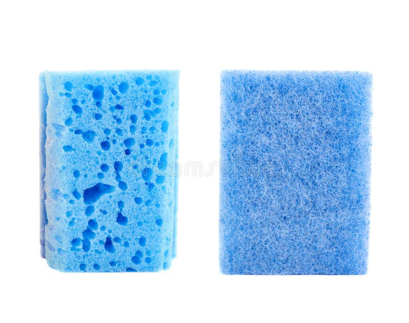 Kitchen Sponge Front and Back View Stock Photo - Image of cleaner ...