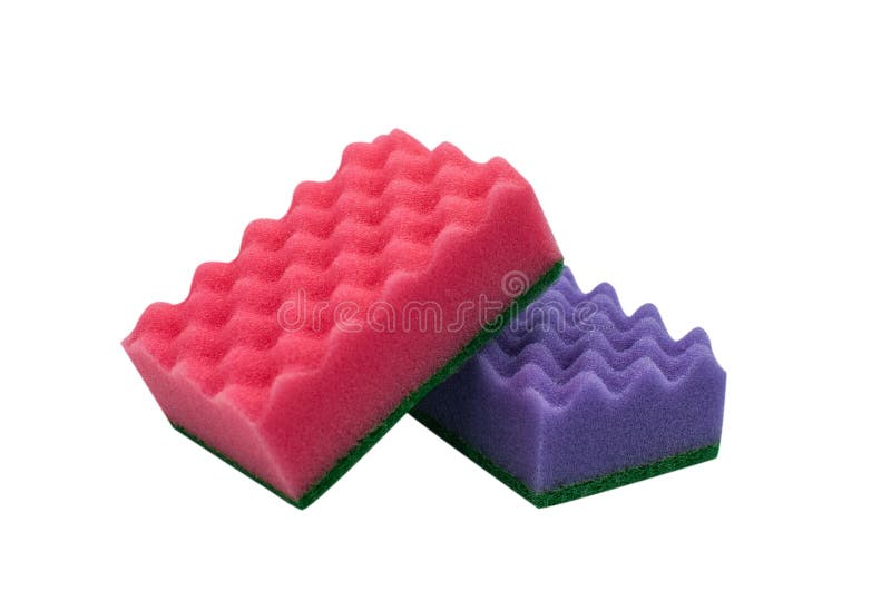 Kitchen Sponges For Cleaning Utensil Stock Photo - Image of sponge ...