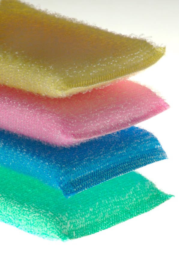 Kitchen sponges set stock image. Image of items, white - 5651973