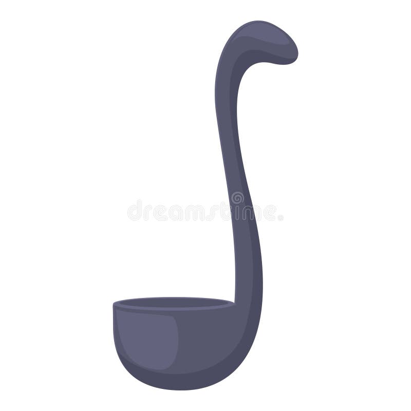 Kitchen Spoon Icon Cartoon Vector. Fork Cook Stock Vector ...