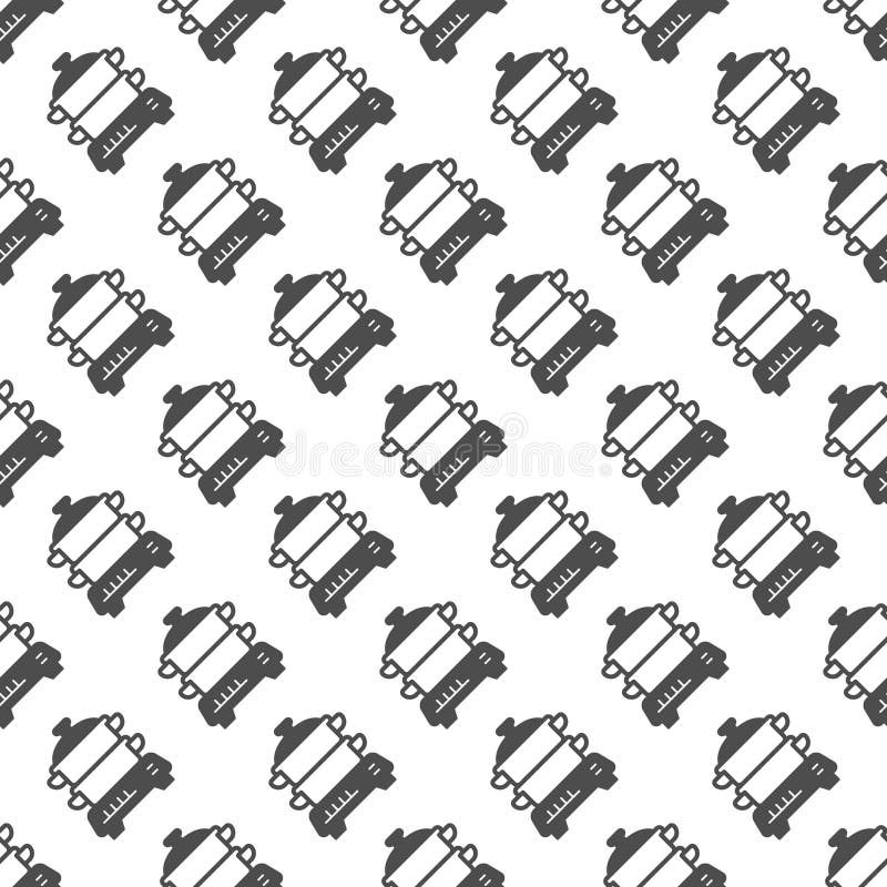 Kitchen Steamer, Two Sections Pan Solid Seamless Pattern, Culinary ...