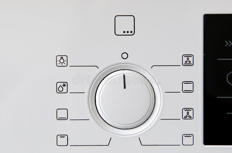 Kitchen stove control pane stock photo. Image of macro - 14549784