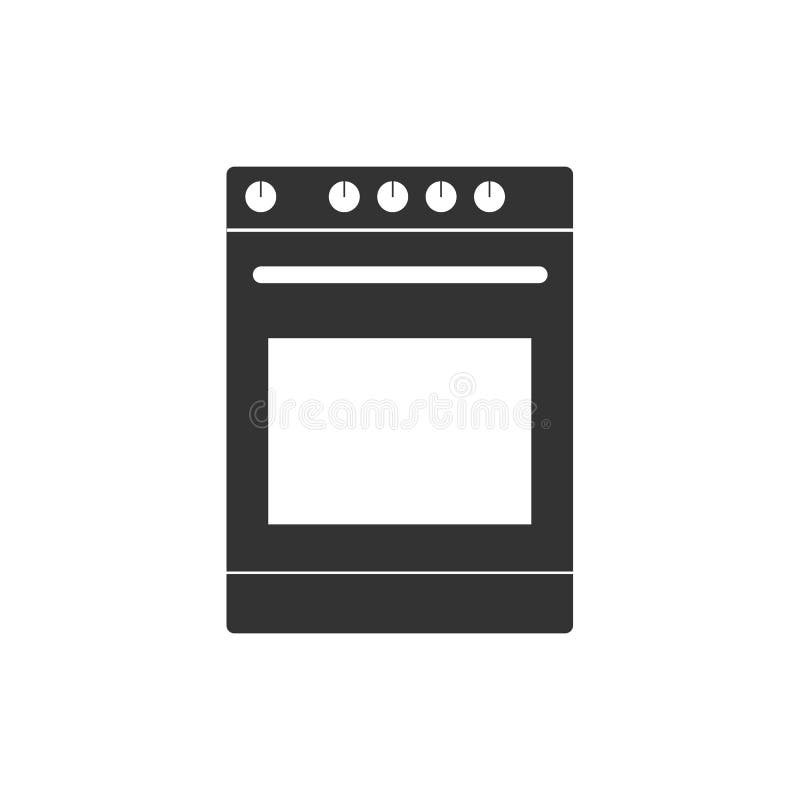 Kitchen, Stove Icon. Vector Illustration, Flat Design Stock ...