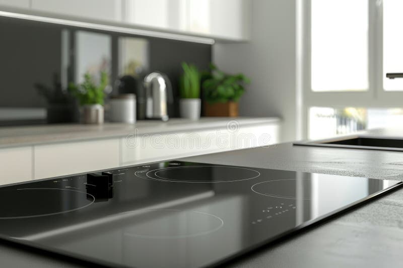 A Kitchen with a Stove Top and a Sink, Useful for Various Domestic ...