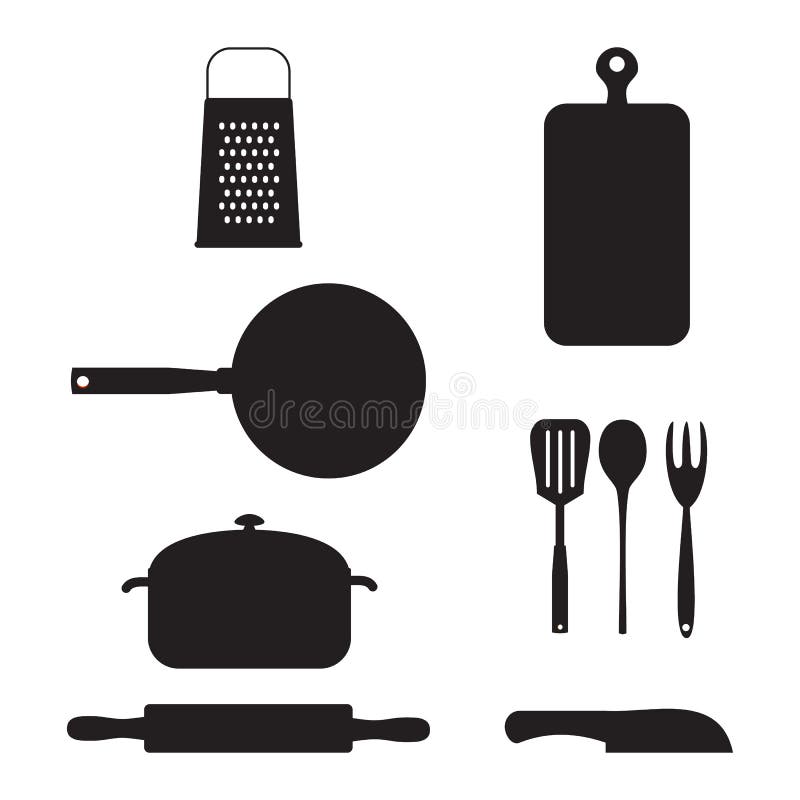 Kitchen stuff stock vector. Illustration of mitts, beater - 18267251