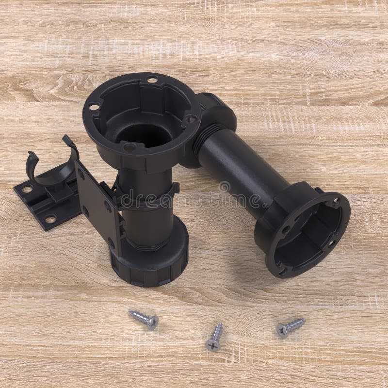 Kitchen Support Foot for Adjusting the Plinth 100 Mm Stock Photo ...