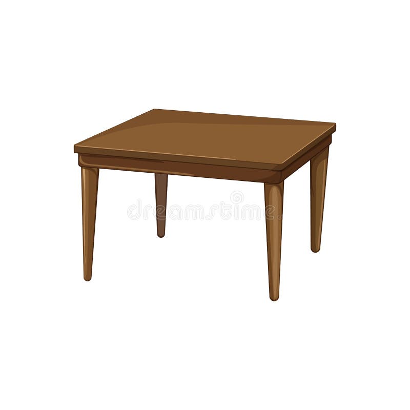 Kitchen Table Dining Cartoon Vector Illustration Stock Illustration ...