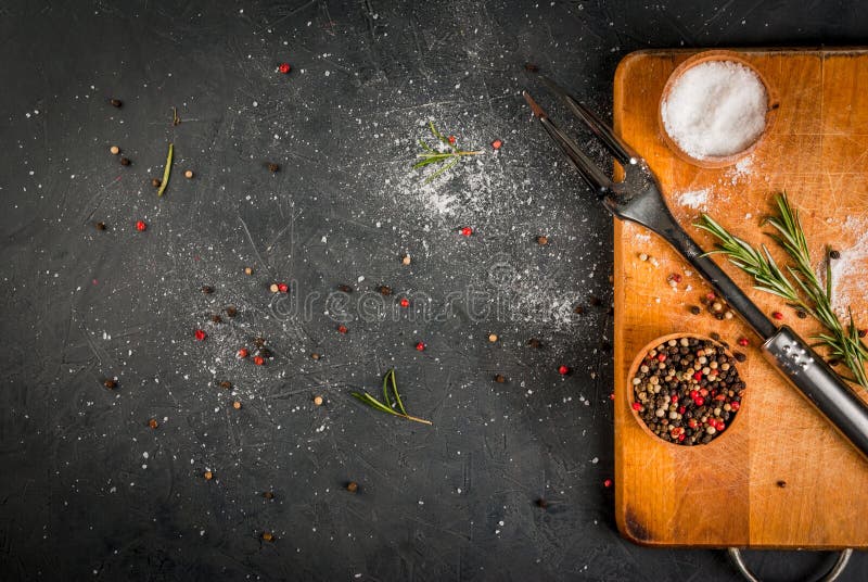 Kitchen Table, Prepared for Cooking Meat Stock Photo - Image of meat ...