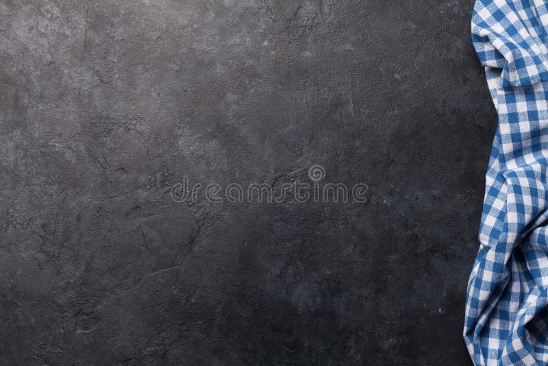 Kitchen Table with Tablecloth Stock Photo - Image of lunch, plate ...