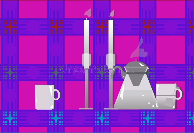 Kitchen tea stock illustration. Illustration of color, evening - 564376