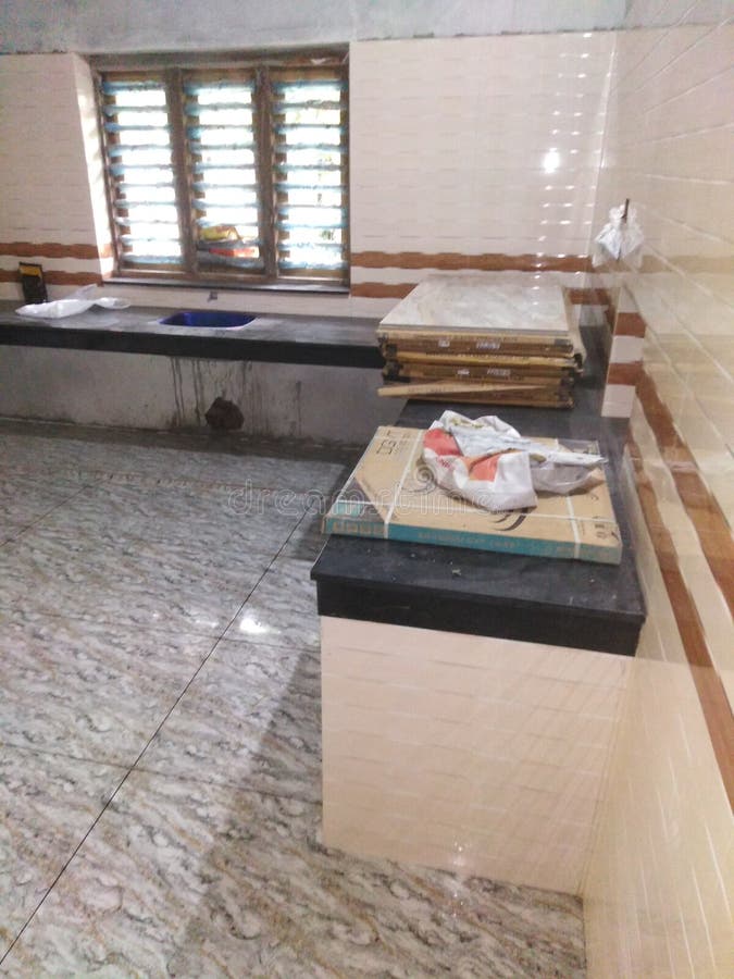 Tile work stock photo. Image of work, gluing, white, thin - 670988