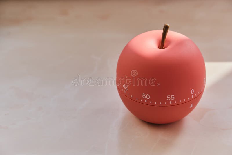 Kitchen Timer Shaped Like a Apple on Kitchen Stock Photo - Image of ...