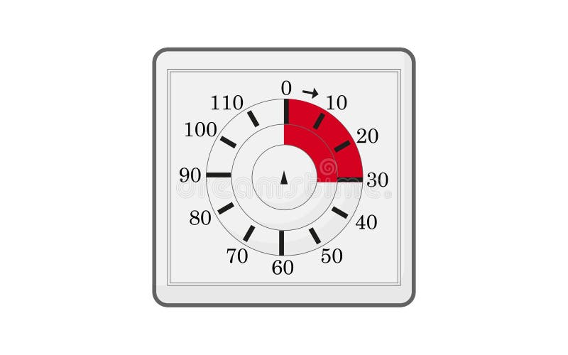 Kitchen Timer Cartoon Icon.stopwatch Oven. Isolated Cartoon of a ...
