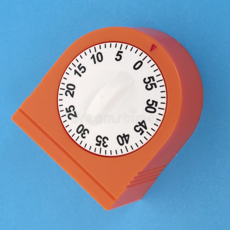Kitchen Timer on a Vibrant Background Stock Image - Image of kitchen ...