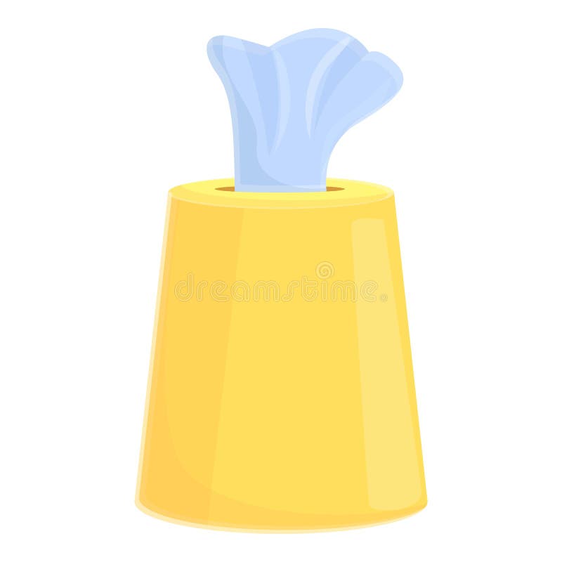 Kitchen Tissue Icon, Cartoon Style Stock Vector - Illustration of ...