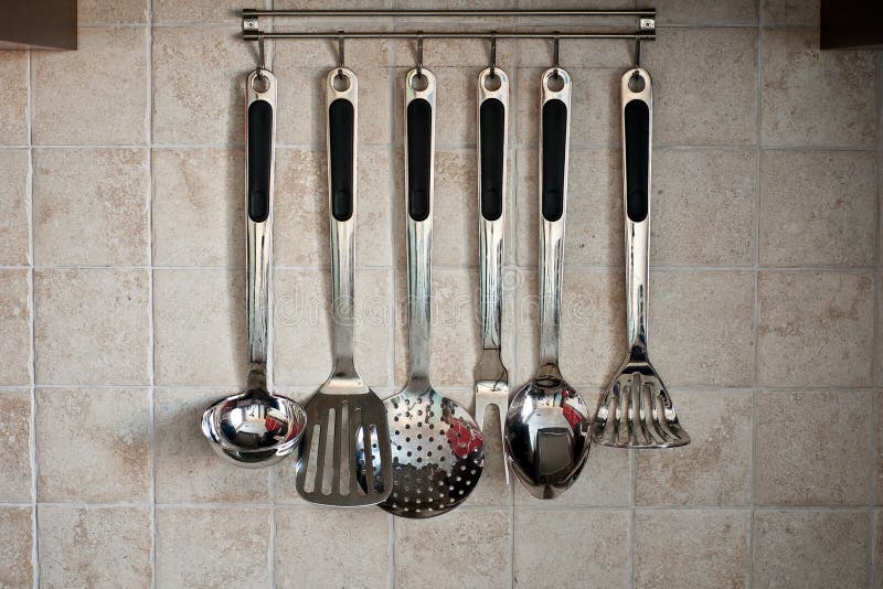 Kitchen tools stock image. Image of household, wall, objects - 12788223