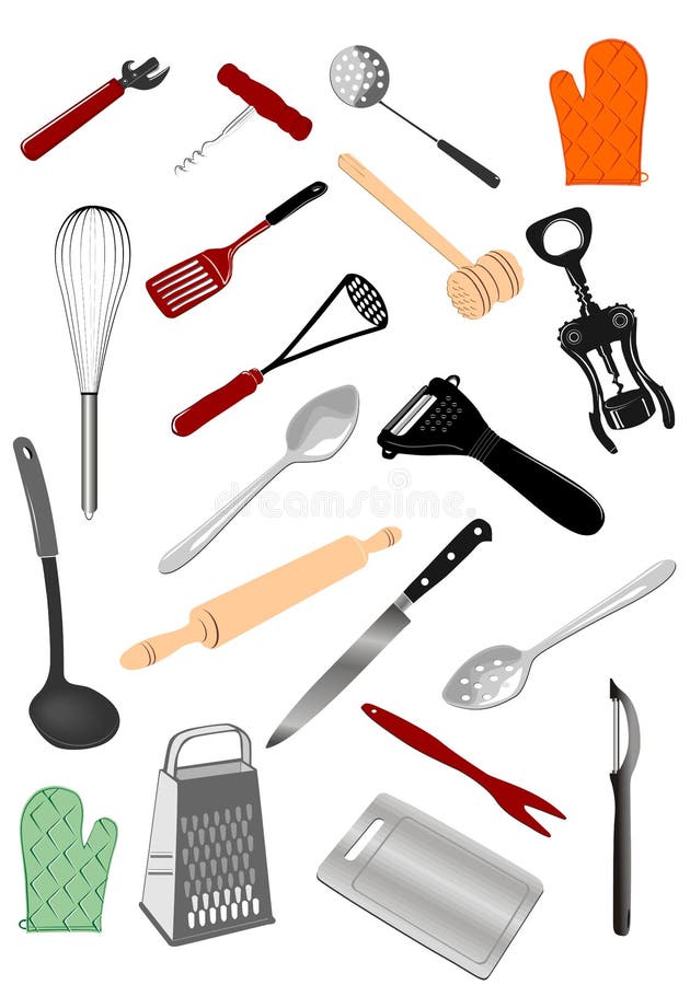 Kitchen Tools stock illustration. Illustration of bakery - 34668348