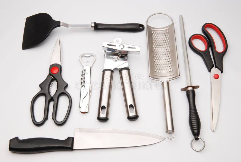 Kitchen Tools stock photo. Image of utensils, metal, knife - 25872758