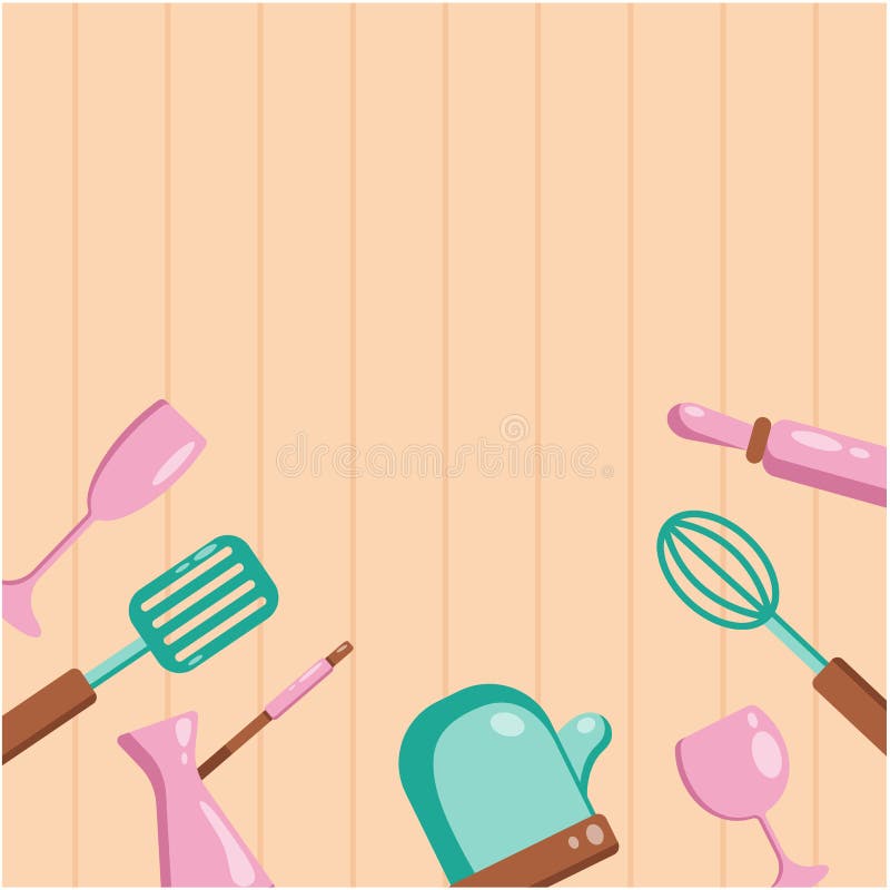 Kitchen Tools Set. Vector Flat Illustration Kitchenware Collection ...