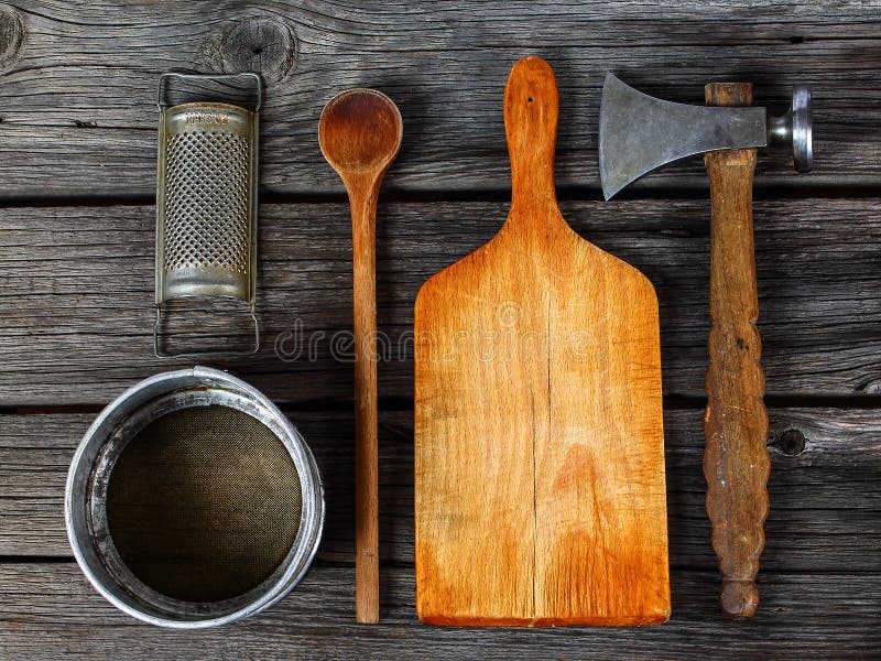 Kitchen Tools - Cooking Supplies Stock Photo - Image of home, baking ...