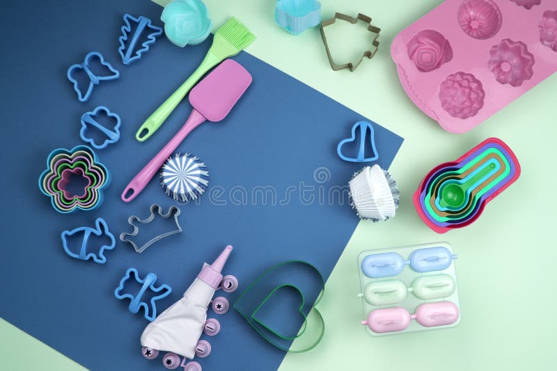 Kitchen Tools. Cooking Utensils for Baking Stock Image - Image of ...