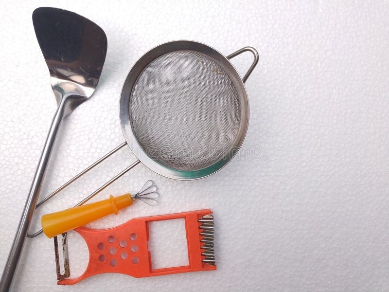 Kitchen Tools for a Small House Stock Image - Image of lighting, number ...