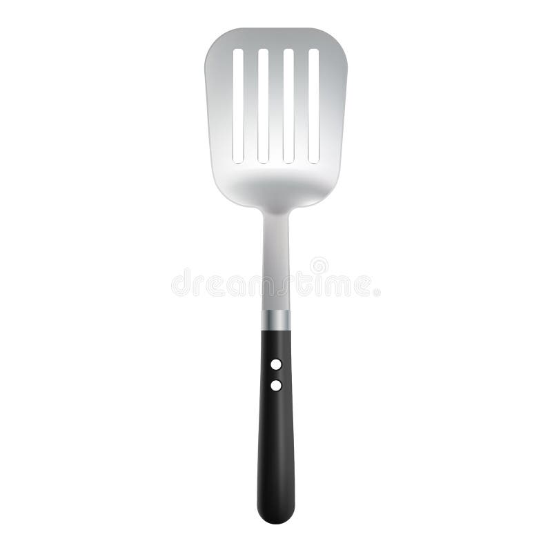 Kitchen Tools Spatula Isolated on a White Background. Realistic Vector ...