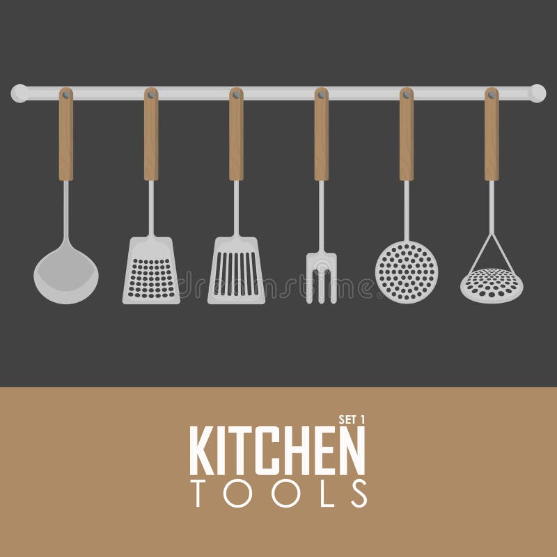 Kitchen tools vector set stock vector. Illustration of lunch - 63108862