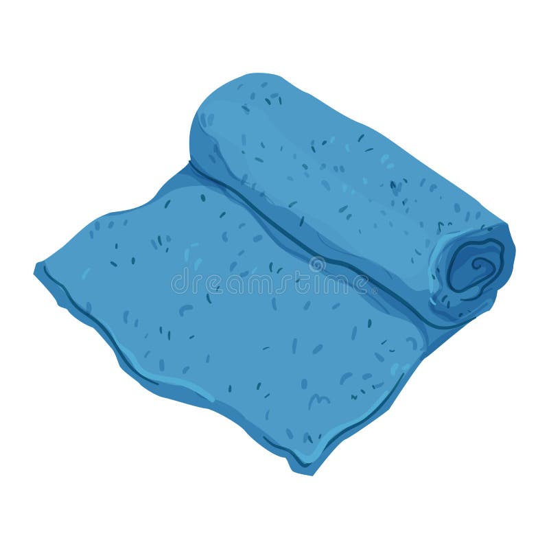 Kitchen Towel Color Icon Vector Illustration Stock Illustration ...