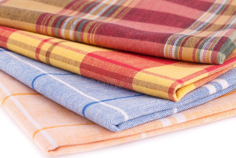 Kitchen towels stock photo. Image of picnic, background - 110278002