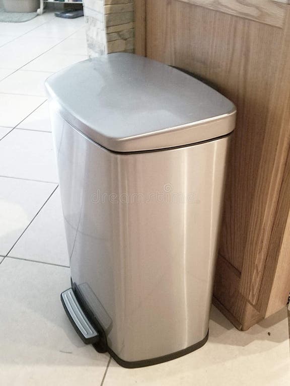 Kitchen trash can stock photo. Image of house, basket - 122848946