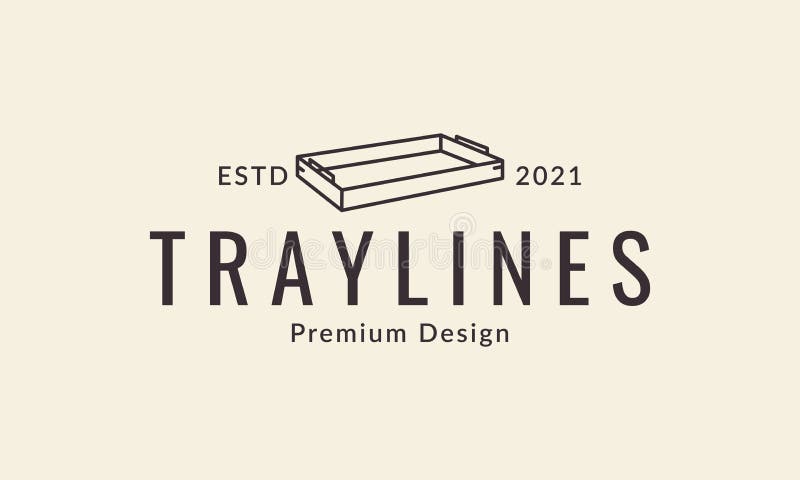Kitchen Tray Lines Logo Design Vector Icon Symbol Illustration Stock ...