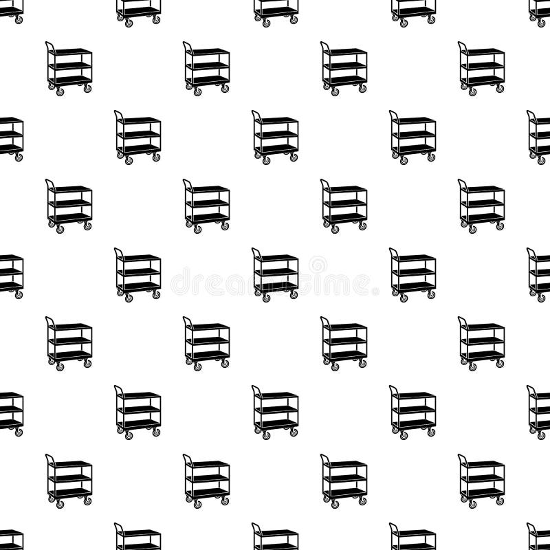 Kitchen Trolley Icon, Simple Black Style Stock Vector - Illustration of ...