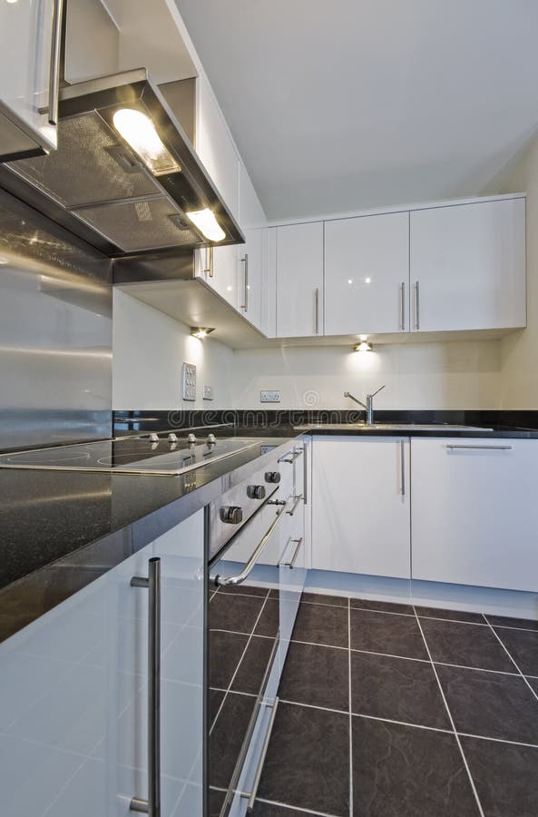 Kitchen unit stock image. Image of stainless, domestic - 13368415