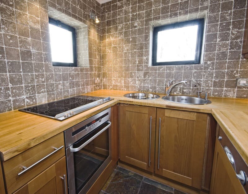 Kitchen unit stock image. Image of counter, detail, contemporary - 13868731