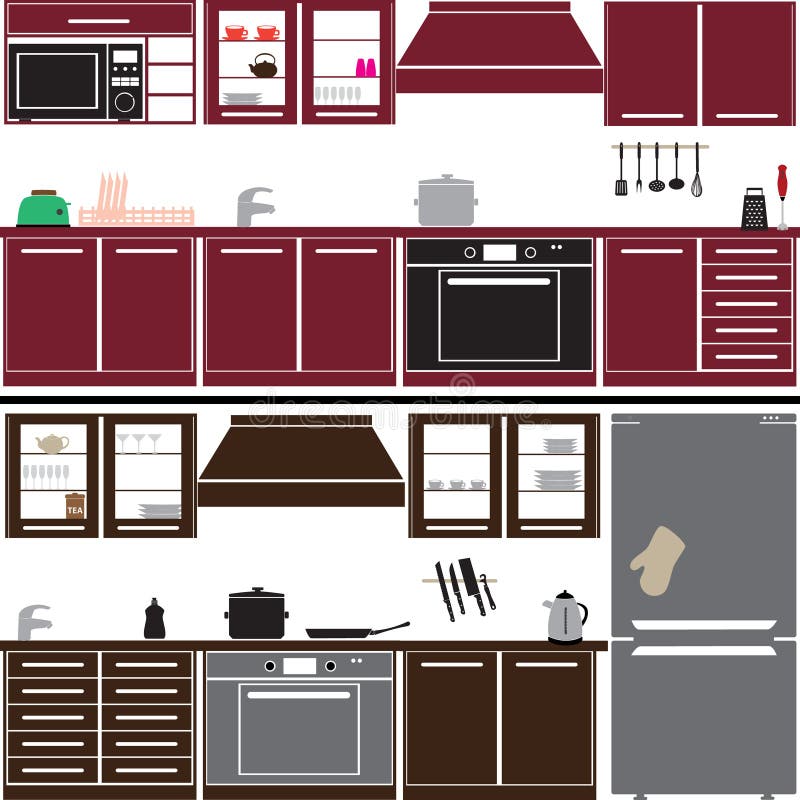 Icon of kitchen stock vector. Illustration of symbol - 28650902